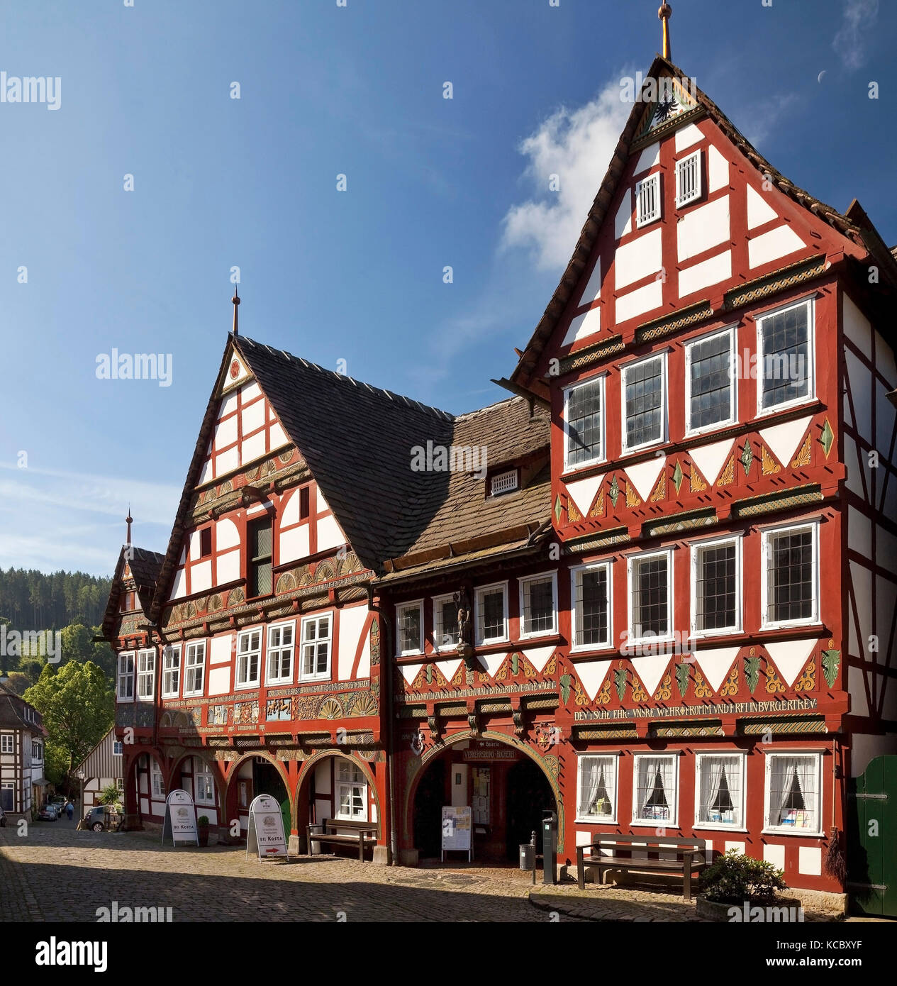 Rathaus in schwalenberg, schieder - schwalenberg, Teutoburger Wald ...