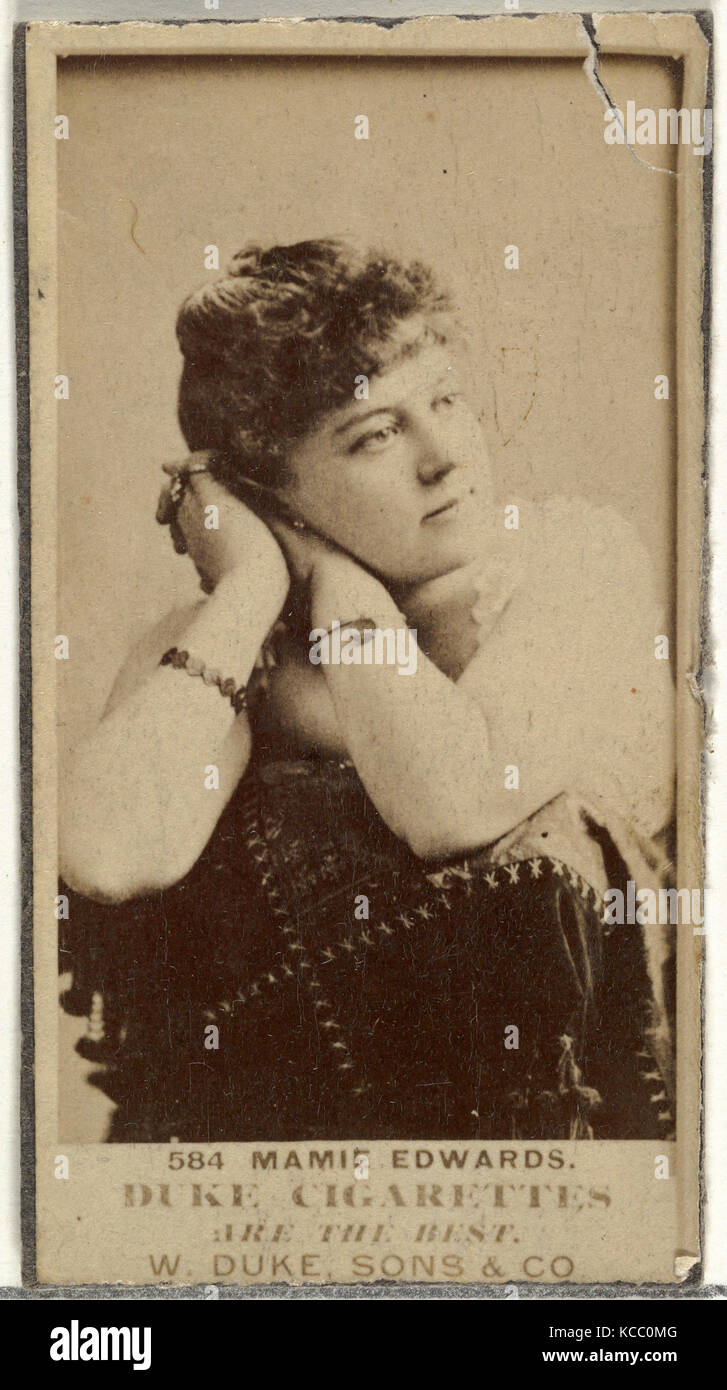 Zeichnungen und Drucke, Foto, Karte Nummer 584, Mamie Edwards, von den ...
