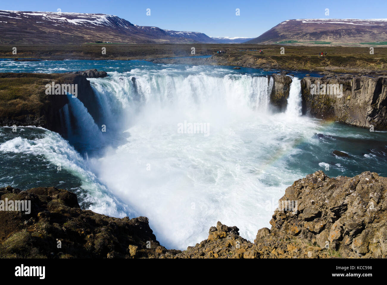 Godafoss wasserfall island -Fotos und -Bildmaterial in hoher Auflösung ...