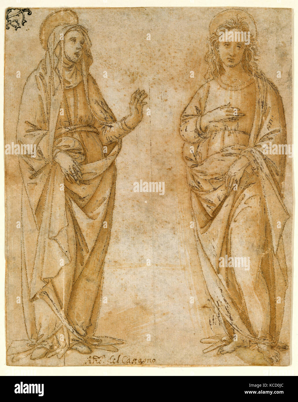 The virgin and saint john the evangelist -Fotos und -Bildmaterial in hoher Auflösung – Alamy