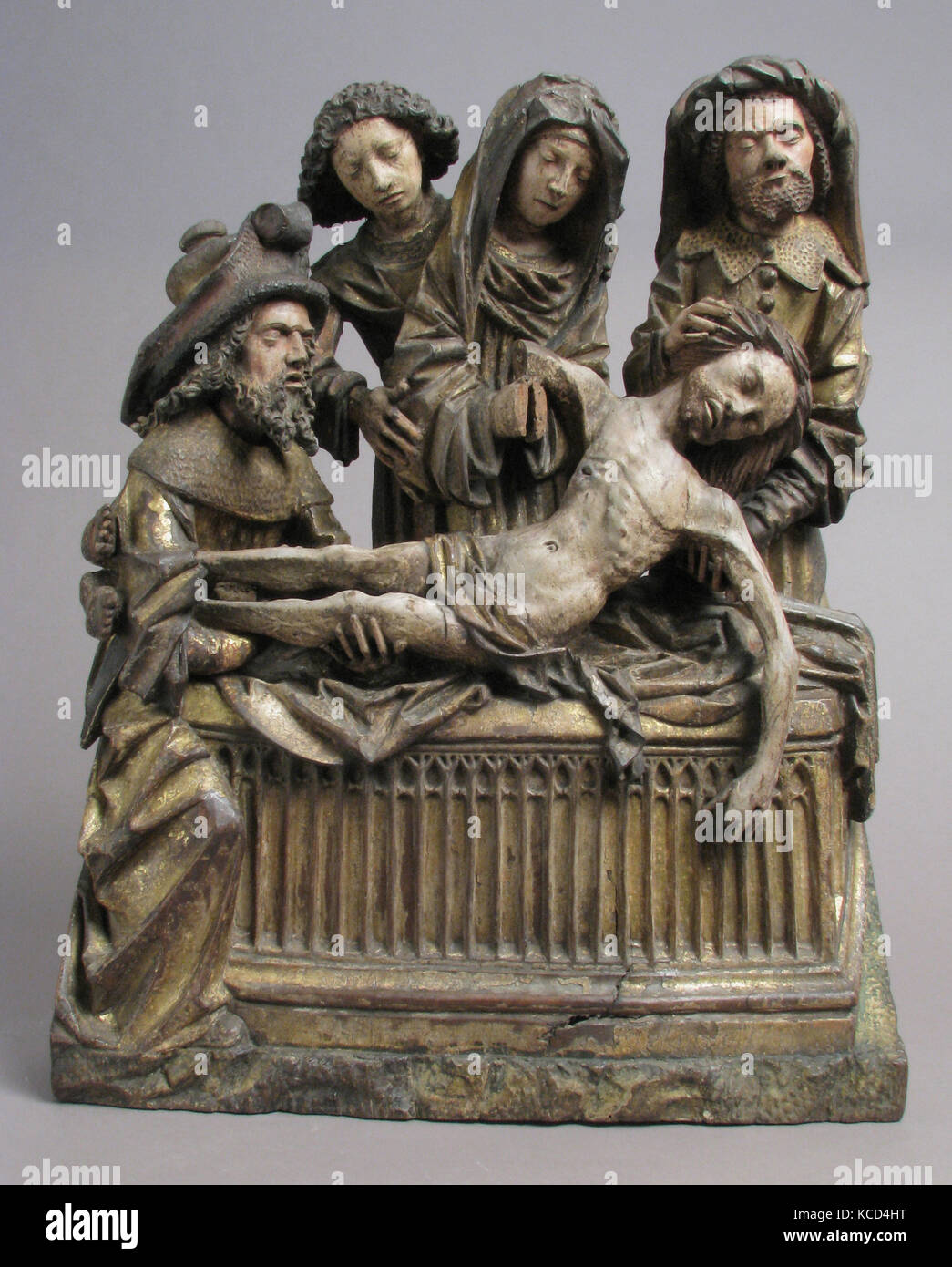 Die Grablegung Christi mit der Jungfrau Maria, den Hl. Johannes, Nikodemus, und Josef von ...