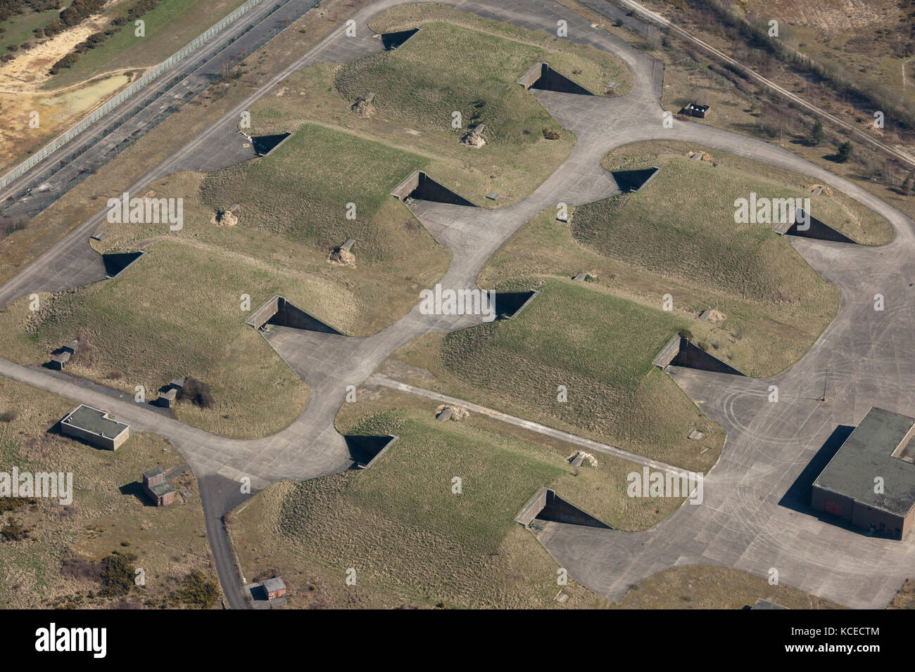 Gama Komplex, Greenham Common, West Berkshire. Ehemalige usaaf Munition ...
