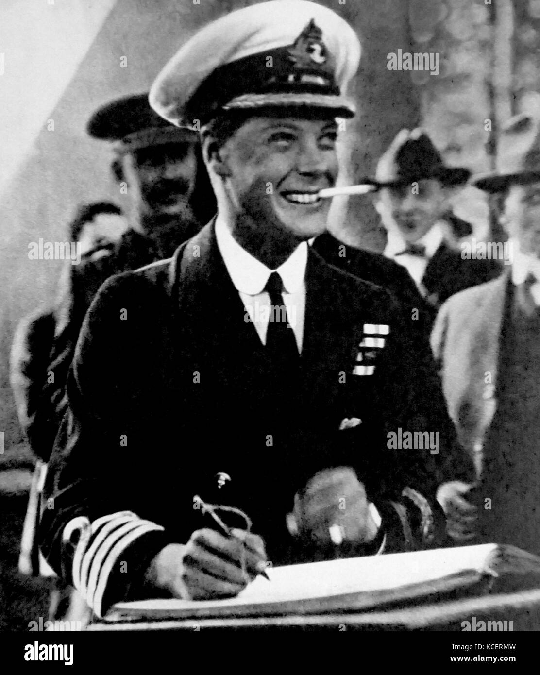 Prince Edward (später König Edward VIII. in Naval einheitliche ca. 1925 ...