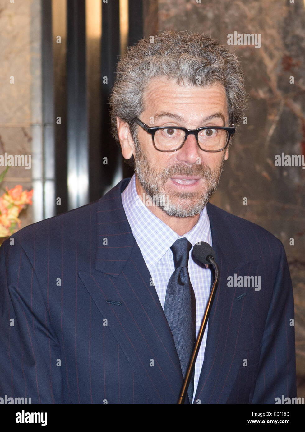 New York, New York, USA. 4. Okt, 2017. Anthony Malkin, CEO und ...