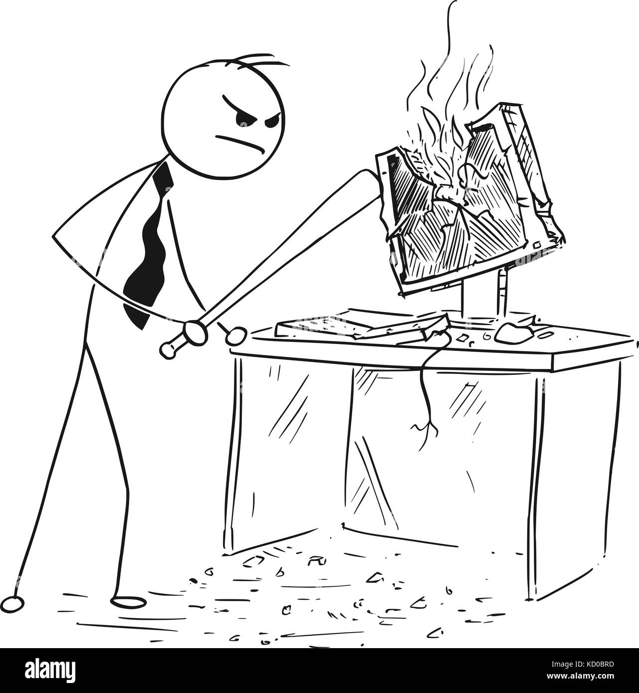 Cartoon computer -Fotos und -Bildmaterial in hoher Auflösung – Alamy