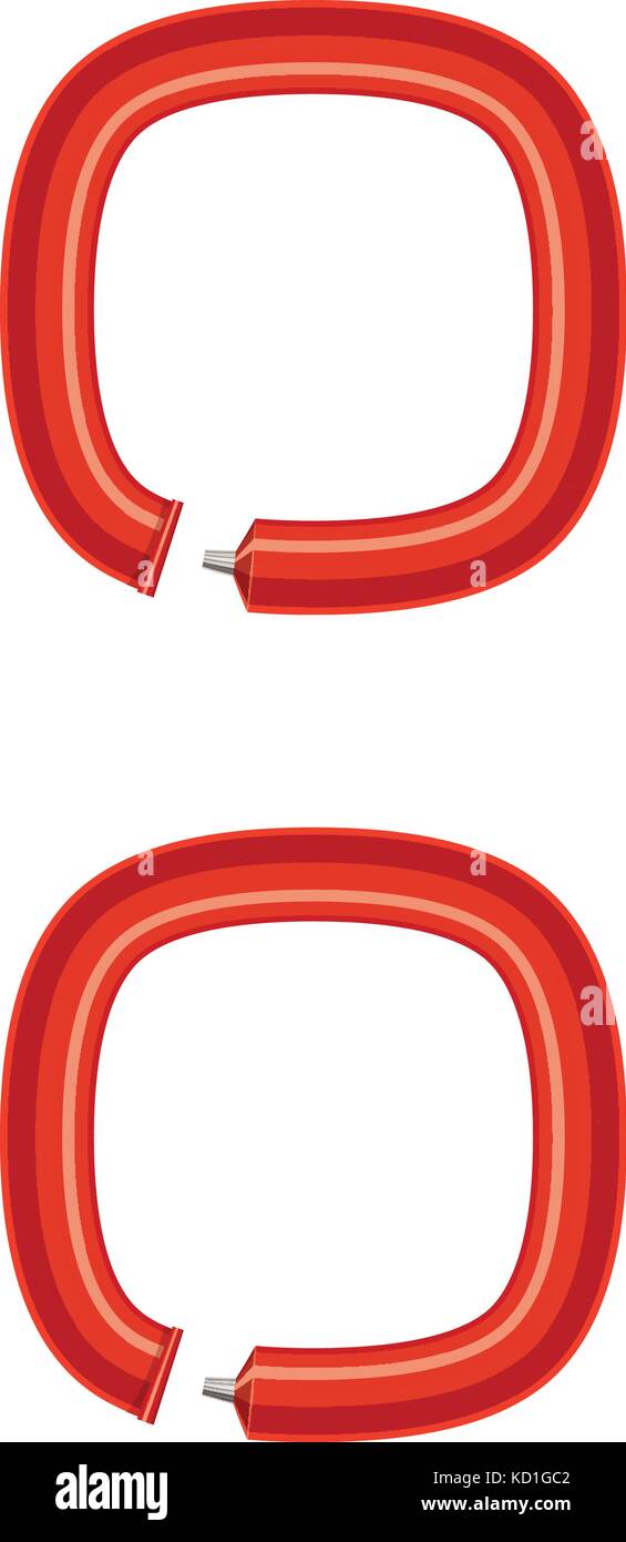 Zeichen Doppelpunkt Kunststoffrohr Symbol, Cartoon Stil Stock ...