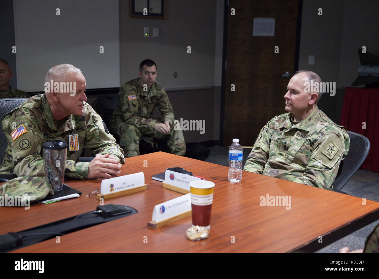 US Army LT. Gen. Timothy Kadavy, Direktor der Armee National Guard ...