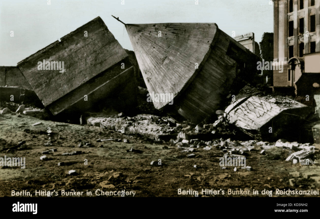 Weltkrieg: Hitlerbunker im Kanzleramt, Berlin (deutsch: "Berliner ...