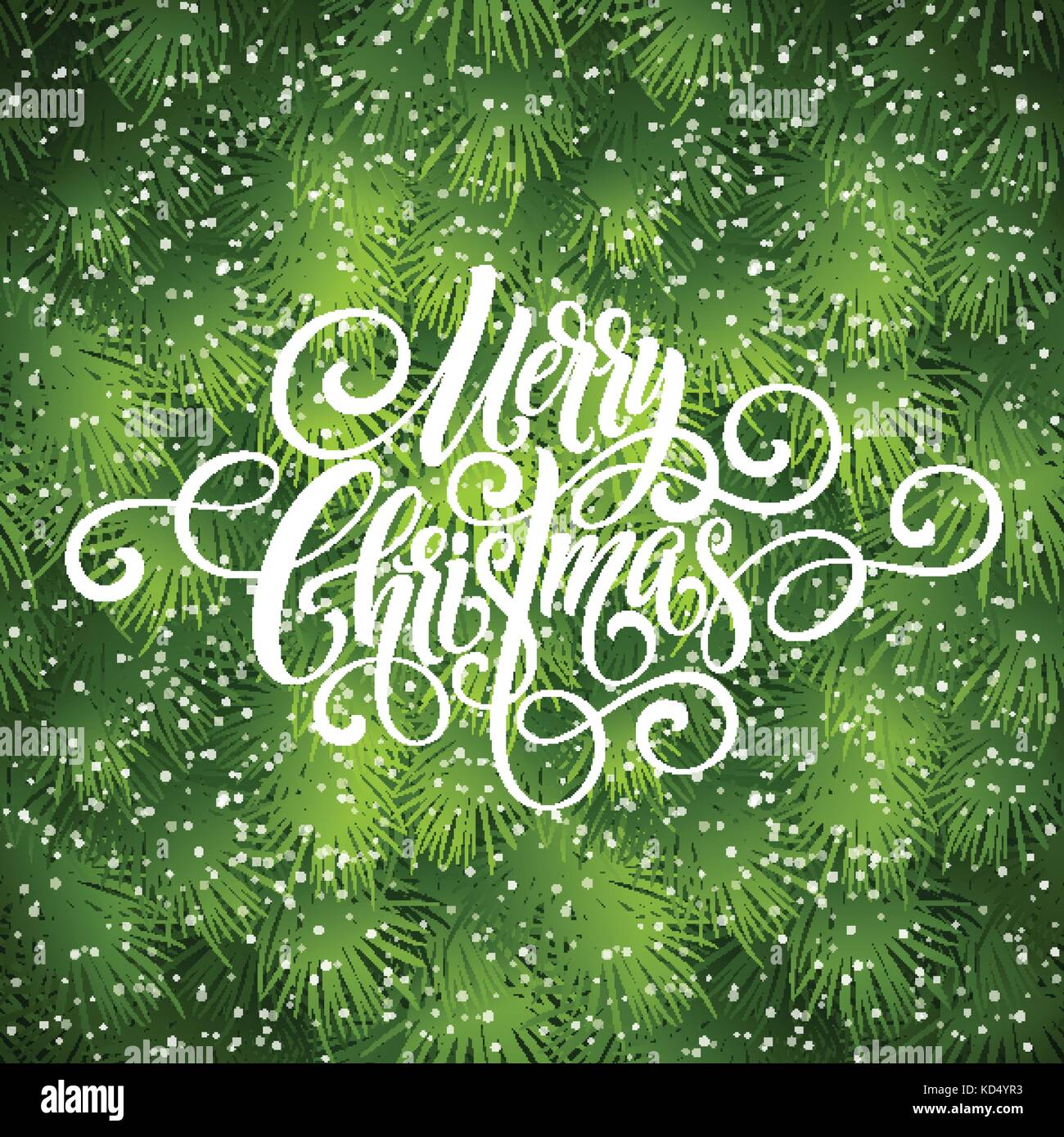 Frohe Weihnachten Handschrift Skript Schriftzug. gruß Hintergrund mit ...