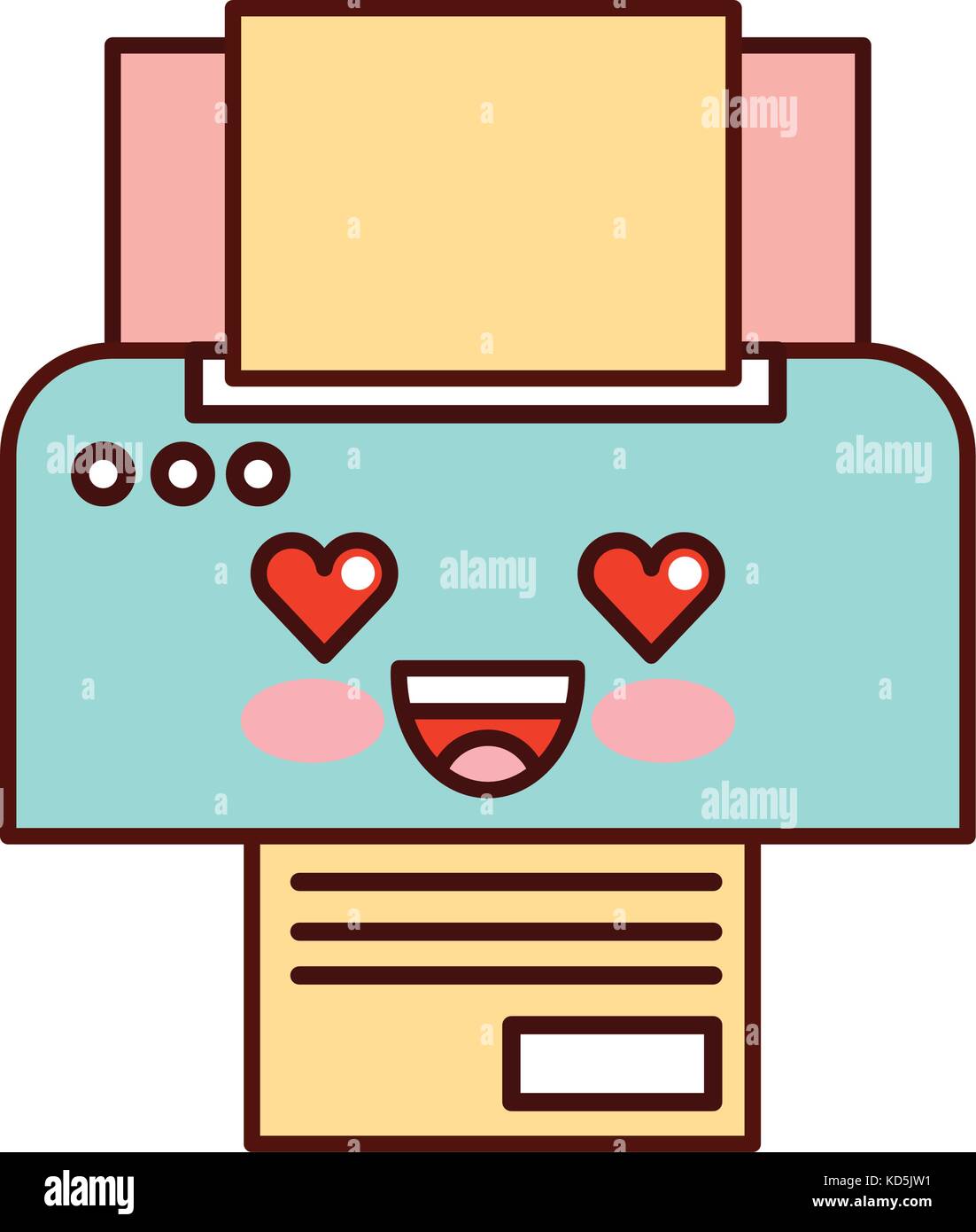 Drucker cartoon Stock-Vektorgrafiken kaufen - Seite 2 - Alamy