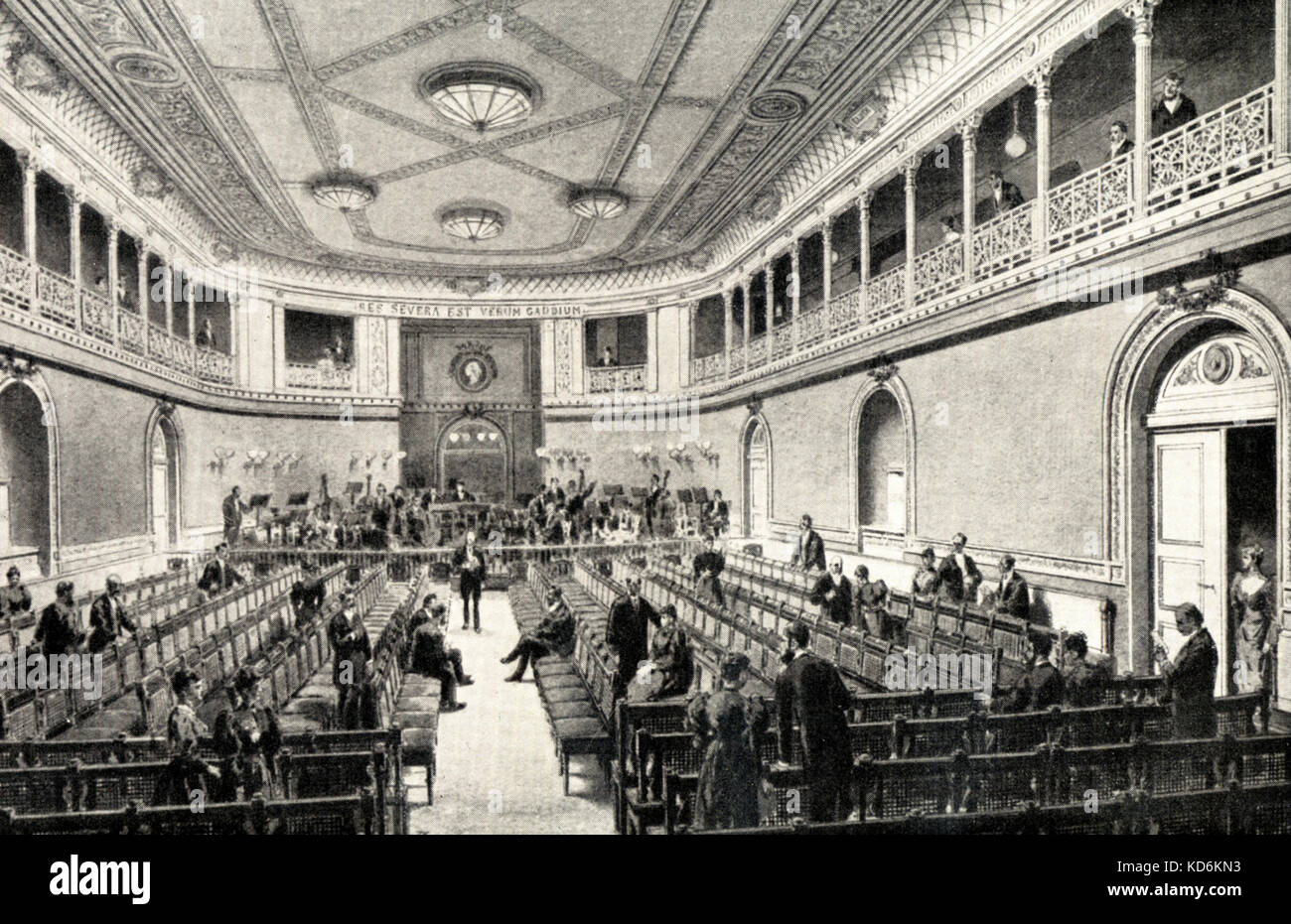 Gewandhaus zu Leipzig im Jahre 1840. Ursprünglich wurde das clothmakers ...