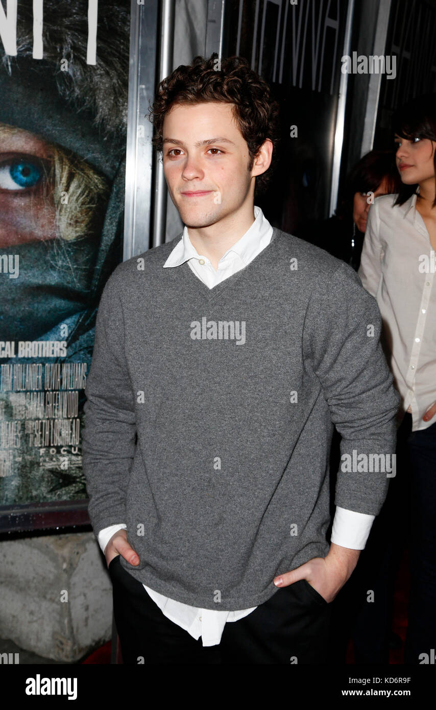 James Newman pictured at the New York Premiere of 'Hanna' at Regal ...