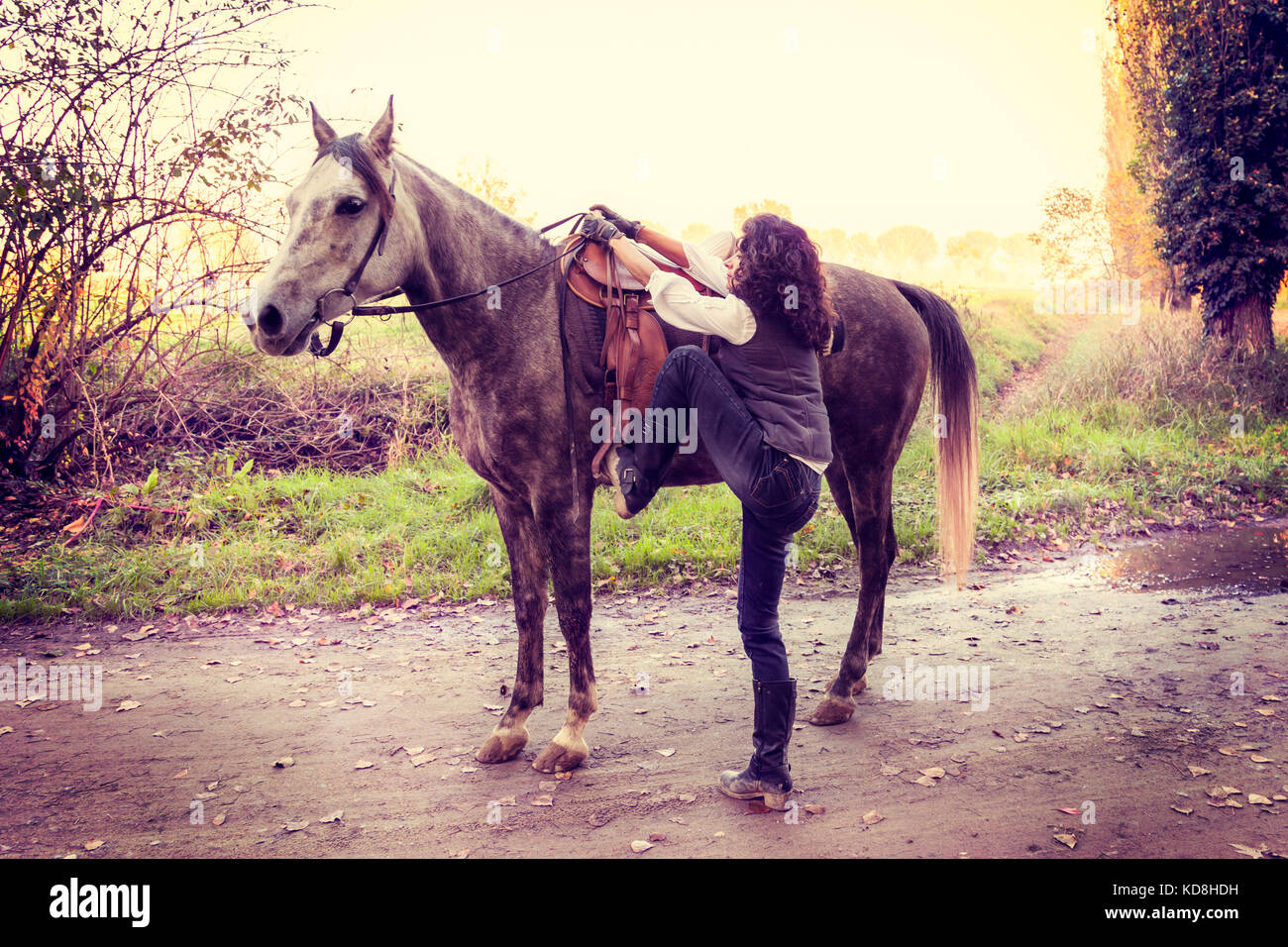 Reiterin liebe -Fotos und -Bildmaterial in hoher Auflösung – Alamy