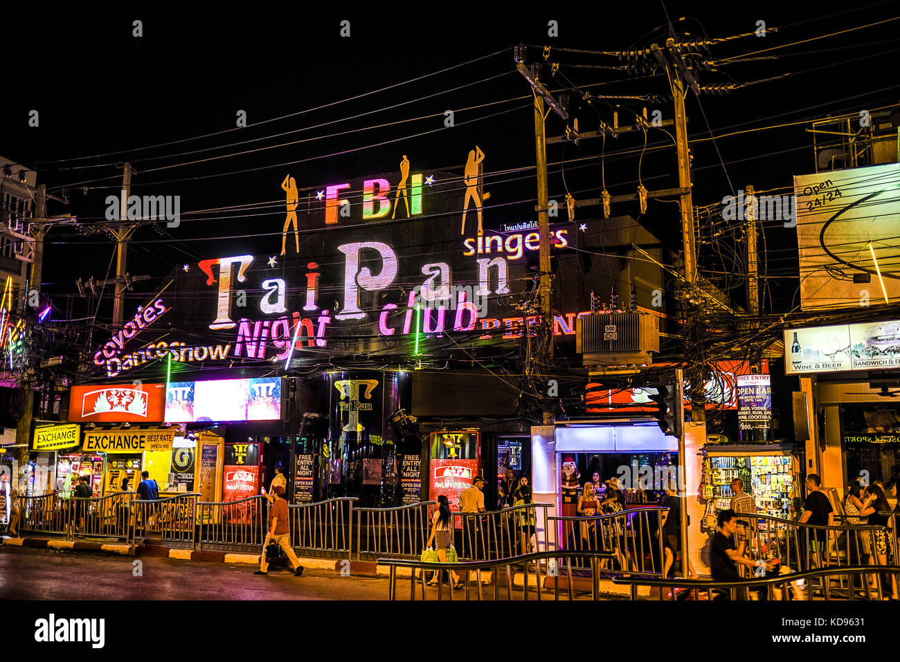Thailand Patong Beach Phuket discoteca Tai Pan Stockfotografie - Alamy