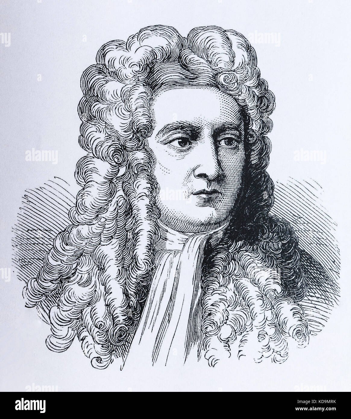 Portrait der Wissenschaftler Sir Isaac Newton Stockfotografie - Alamy
