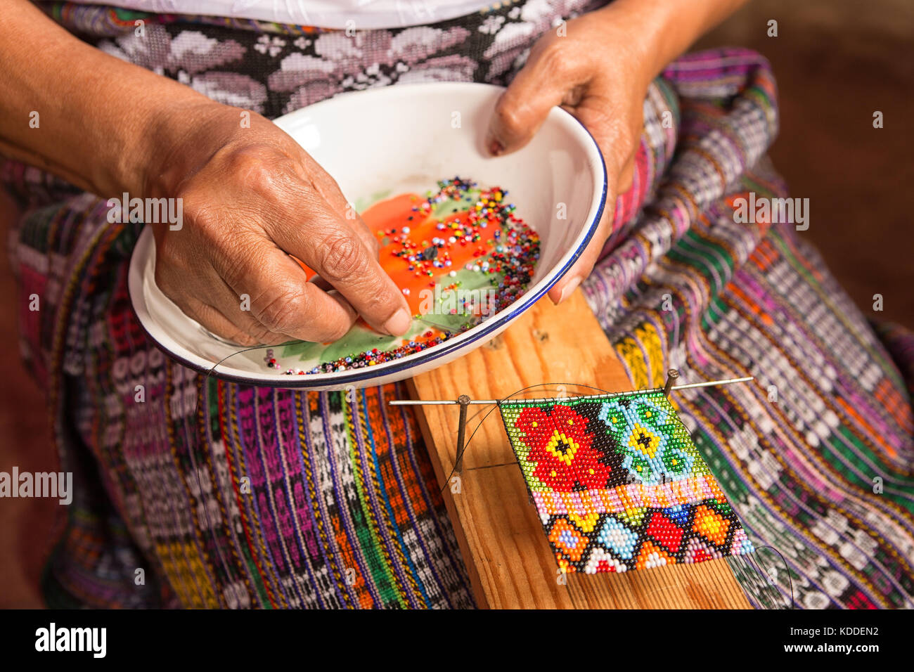 Januar 20, 2015 San Pedro La Laguna, Guatemala: Nahaufnahme von den ...