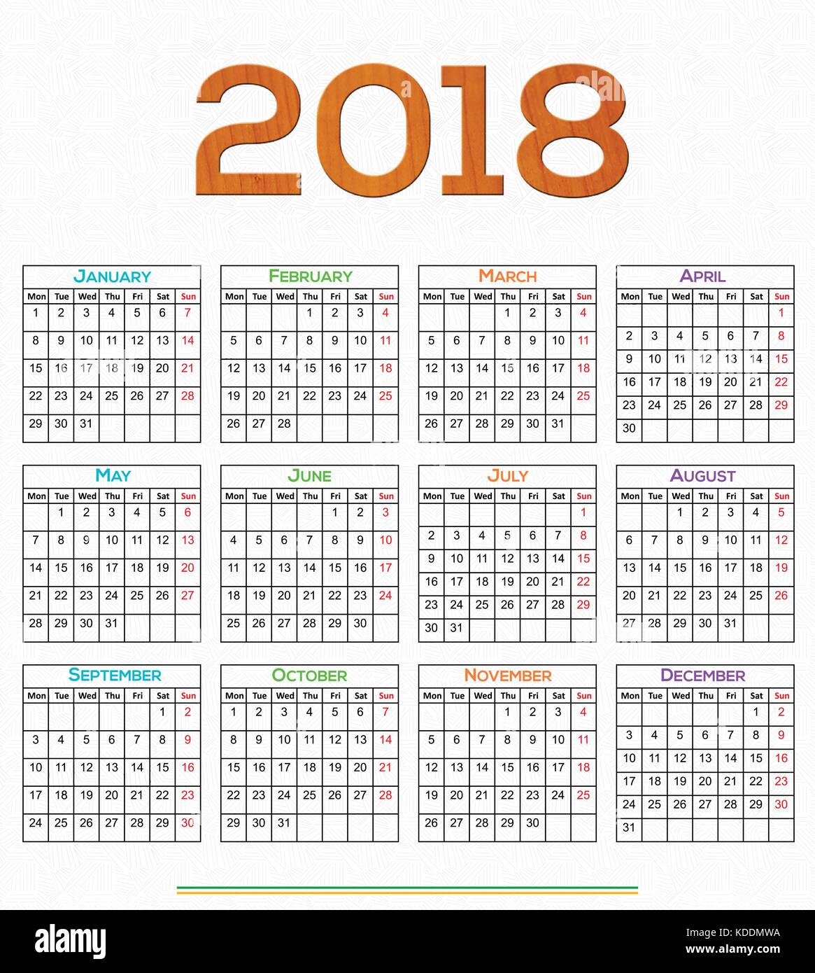 12 monats kalender -Fotos und -Bildmaterial in hoher Auflösung – Alamy