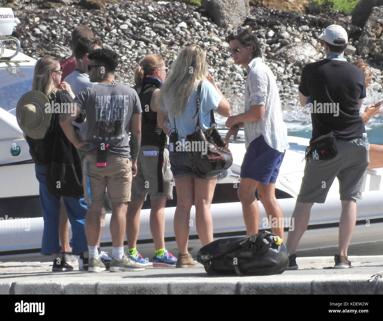 Dreharbeiten zu 'Mamma Mia 2' in Kroatien bietet: Jeremy Irvine wo: Vis ...