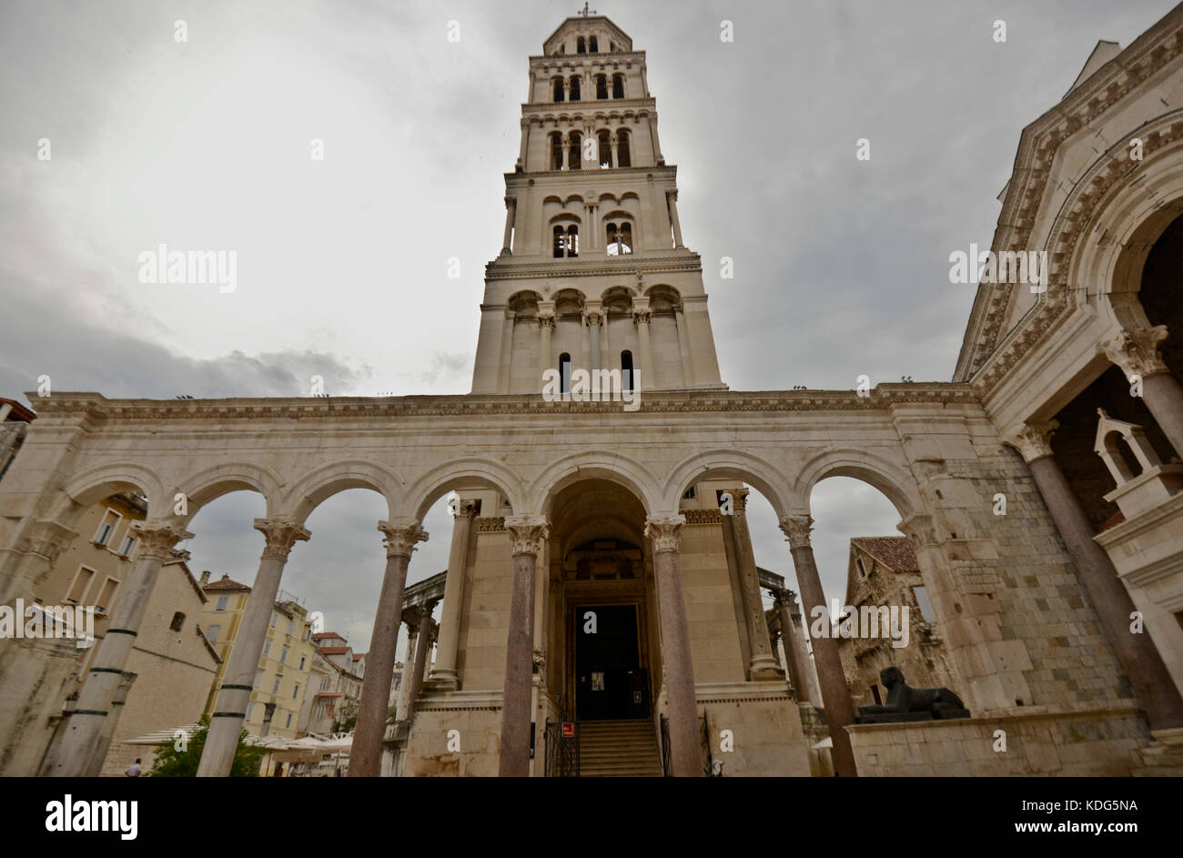 Croatia Split Diocletians Palace Peristyle Stockfotos und -bilder ...