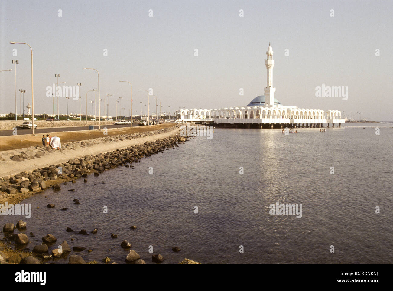 Die Jeddah corniche Strandpromenade Stockfotografie - Alamy