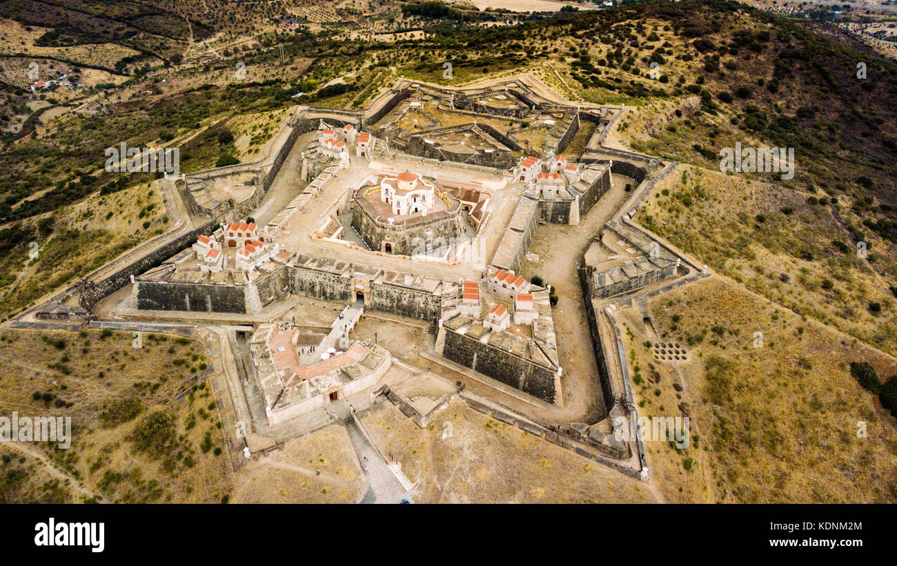 Forte da Graca, Elvas, Alentejo, Portugal, (Bastion fort oder Stern ...