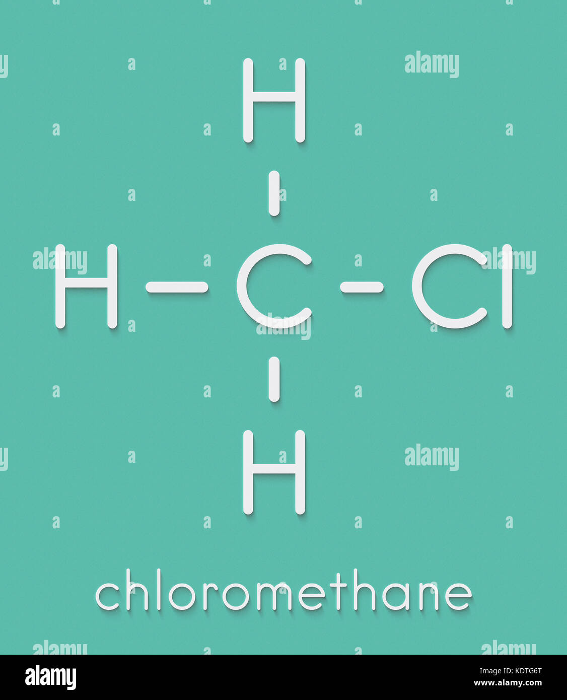 Chloromethane molecule Stockfotos und -bilder Kaufen - Alamy