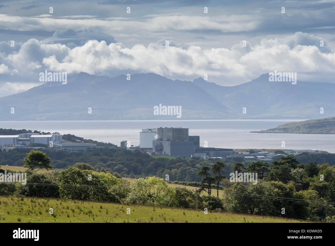 Hunterston B, ein Advanced gas-cooled Nuclear Power Station von EDF ...