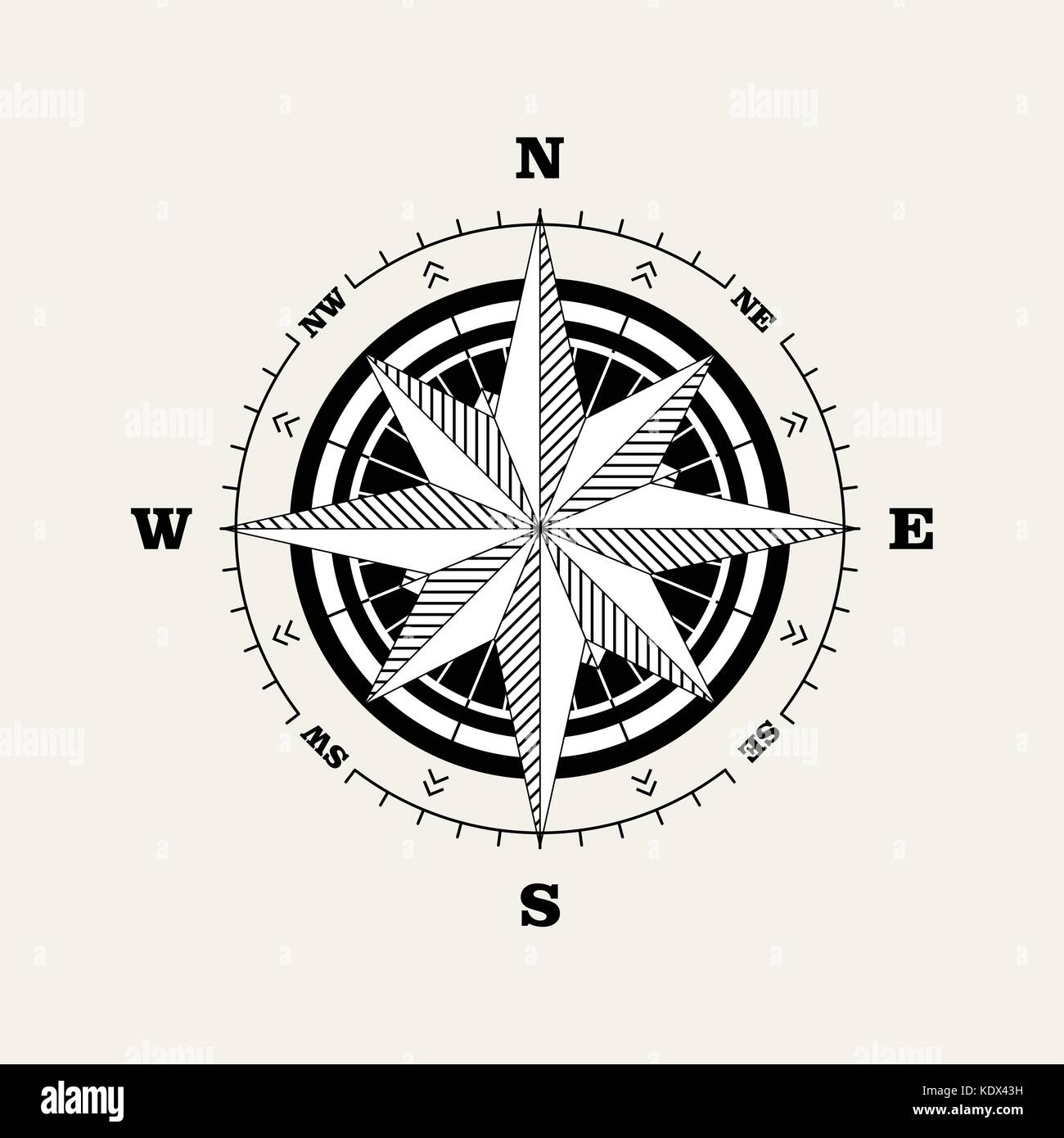 Wind rose vectors -Fotos und -Bildmaterial in hoher Auflösung – Alamy