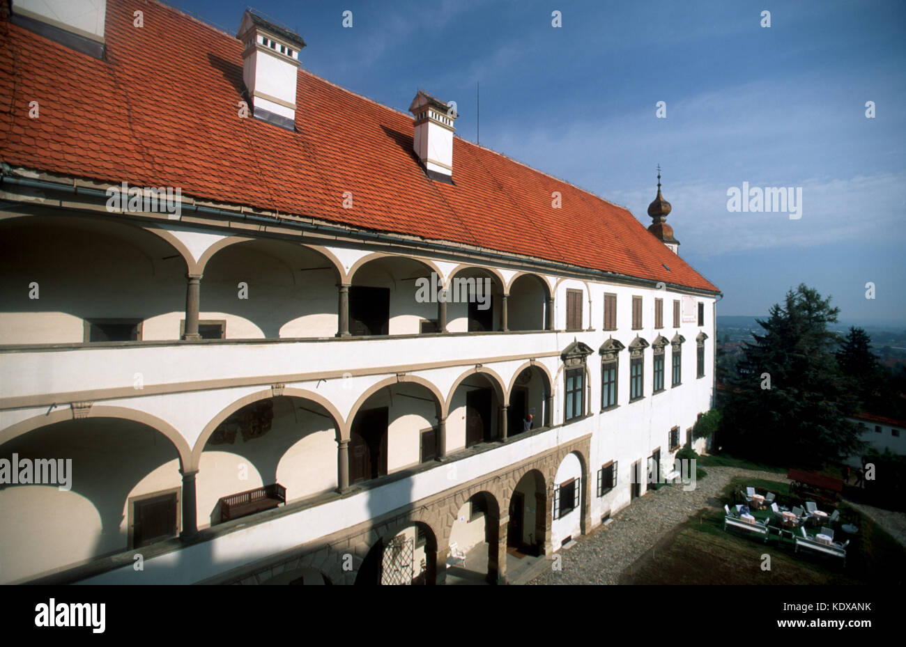 Slowenien, Ptuj, Burg Ptujski Grad (Schloss Pettau Stockfotografie - Alamy