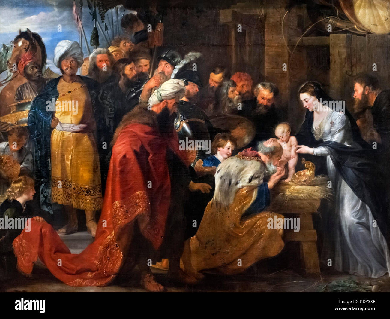 Anbetung der magier ölkunst -Fotos und -Bildmaterial in hoher Auflösung – Alamy