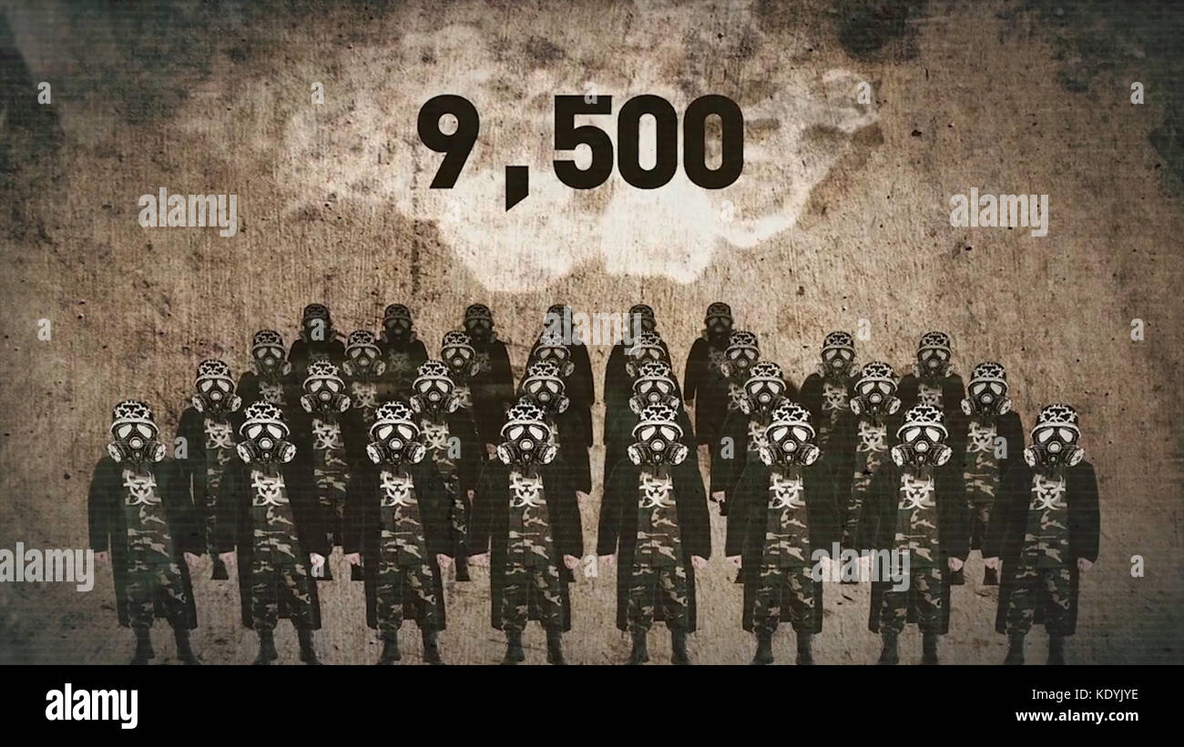 Die Kernexplosion und ihre Folgen-Animation. Der Atomkrieg und seine ...