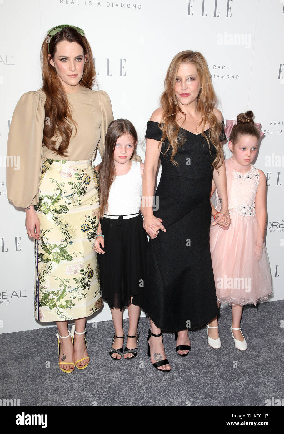 Beverly HILLS, CA - 16. OKTOBER: Riley Keough, Lisa Marie Presley ...