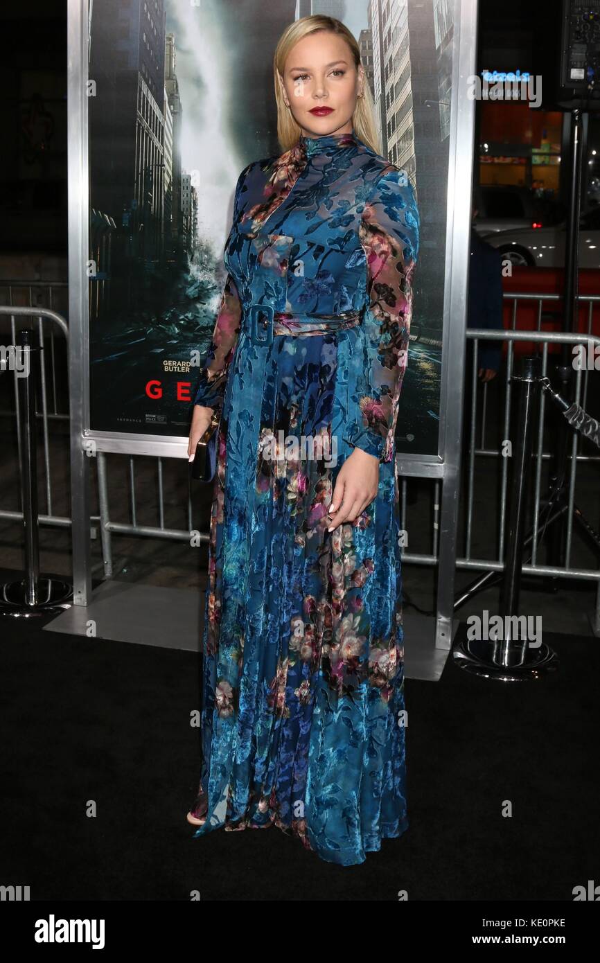 Los Angeles, Ca, USA. 16 Okt, 2017. Abbie Cornish in der Ankunftshalle ...