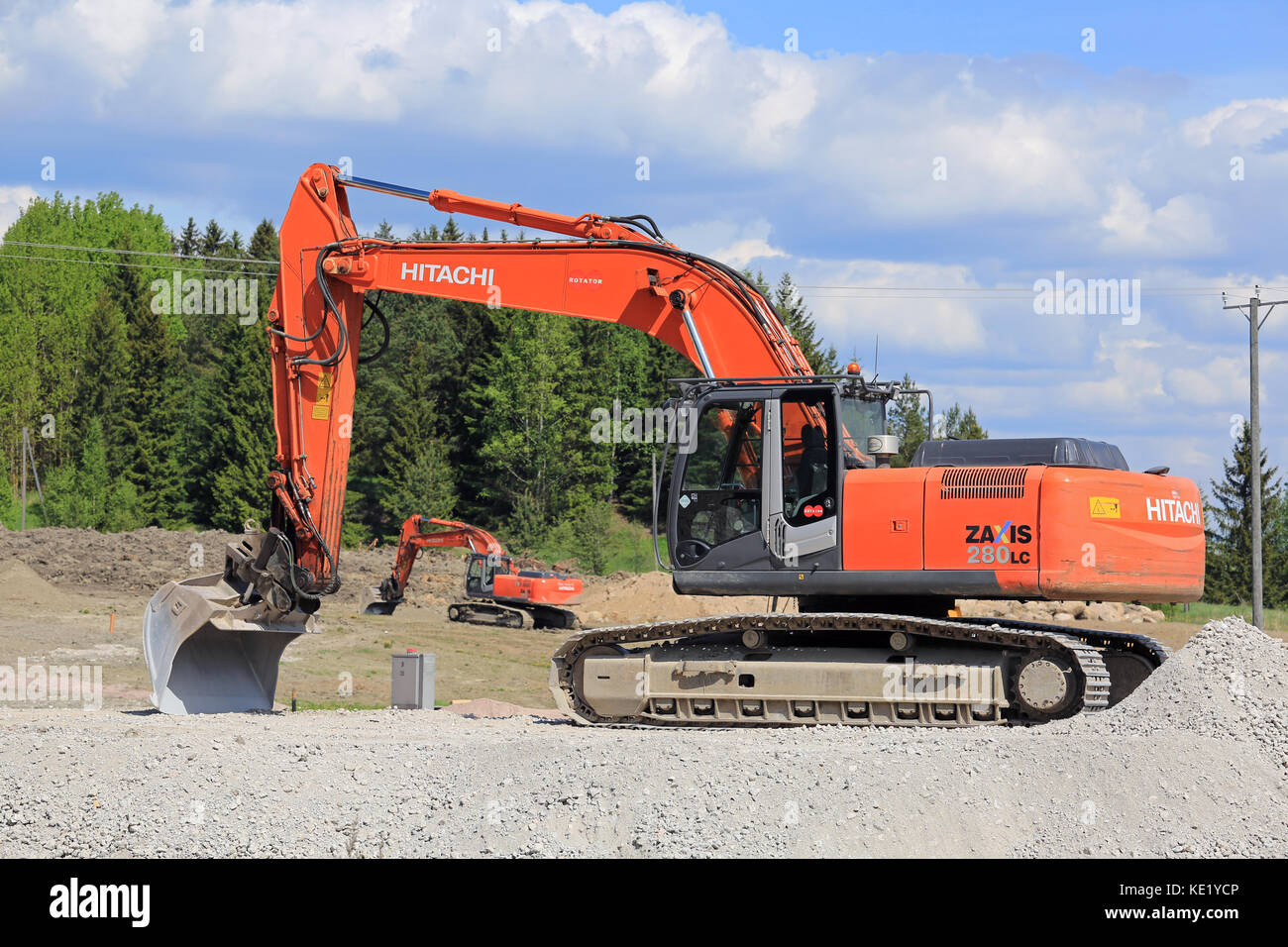Hitachi zaxis 280 -Fotos und -Bildmaterial in hoher Auflösung – Alamy