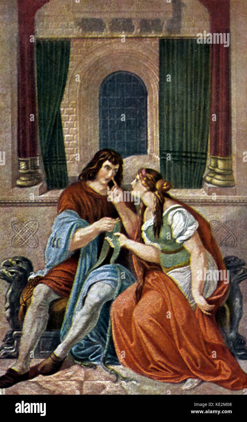 Richard Wagners Ring Zyklus - "Die Nibelungen Lied". Fresko von Schnorr ...