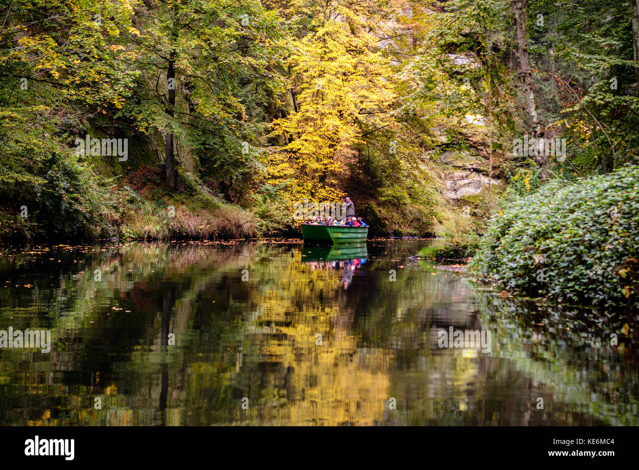 Die kamnitz Schlucht, (deutsch: kamnitzklamm oder Deutsch: edmundsklamm ...