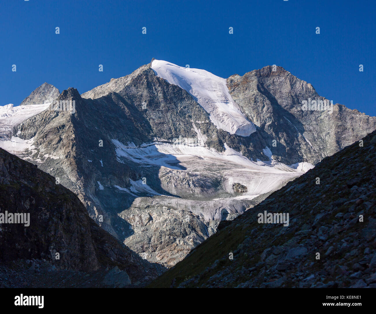 Moiry Tal, Schweiz - Moiry Gletscher Berglandschaft, in den Walliser ...