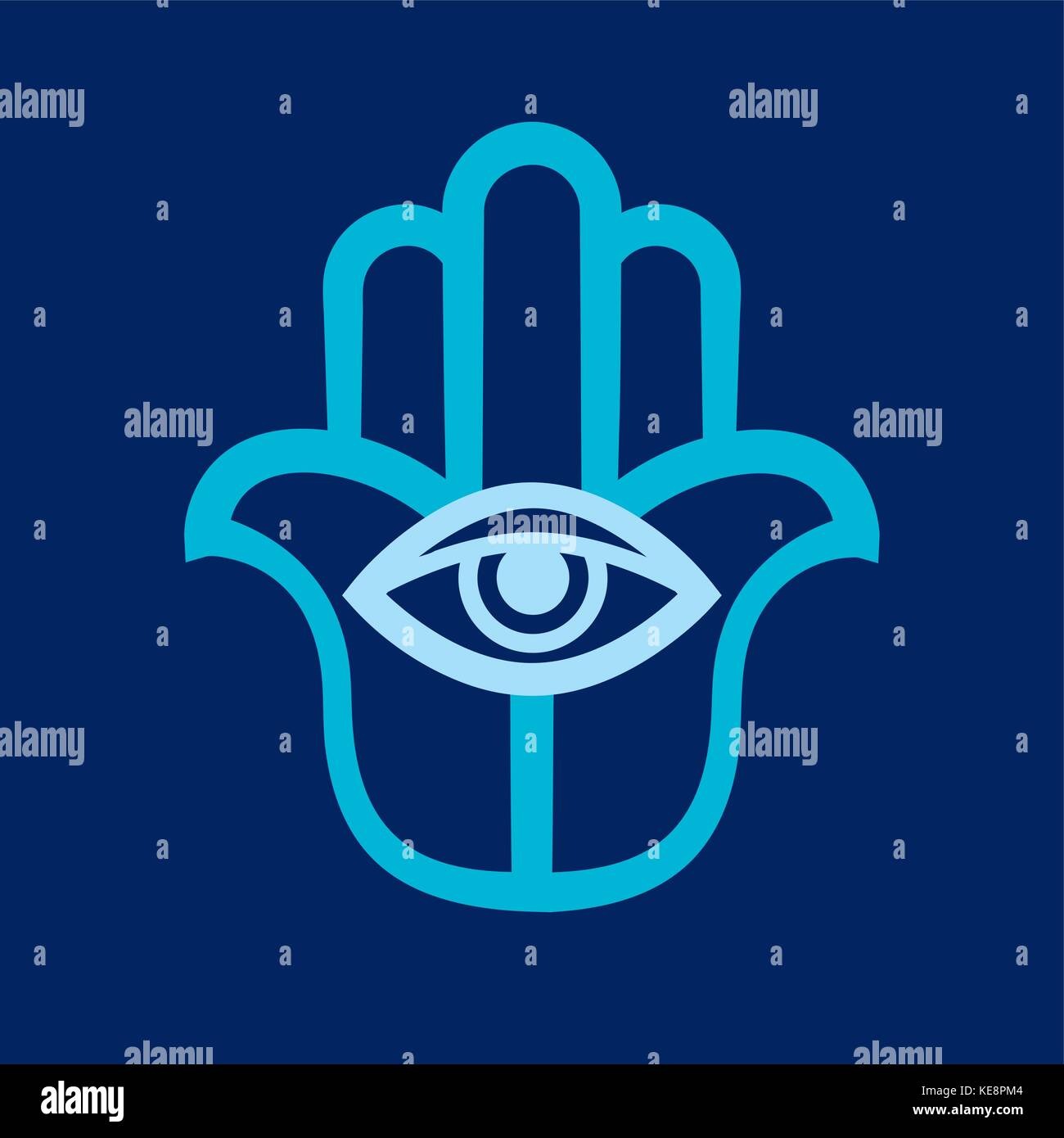 Kabbalah amulet Stock-Vektorgrafiken kaufen - Alamy