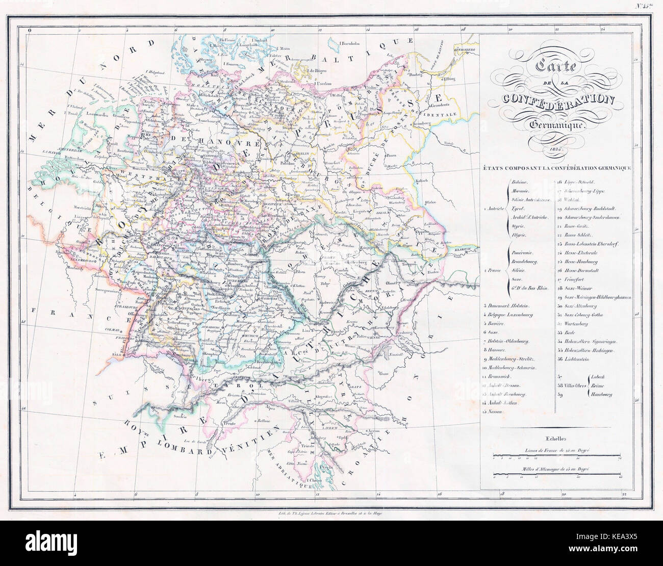 German confederation 1815 1866 -Fotos und -Bildmaterial in hoher ...