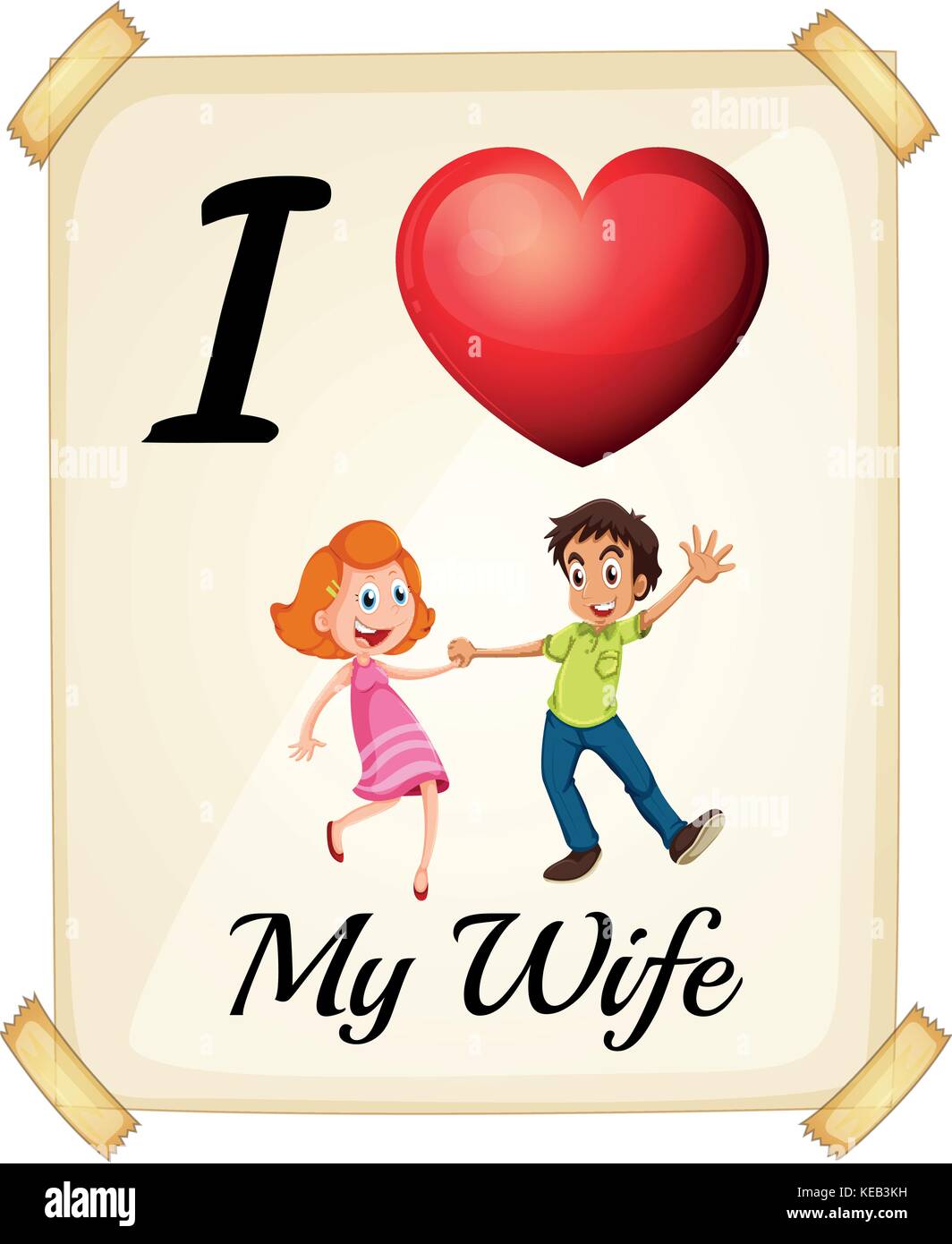 My favorite wife Stock-Vektorgrafiken kaufen - Alamy