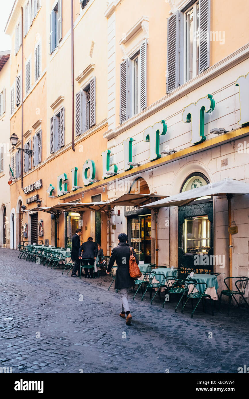 Gelateria giolitti rome italy -Fotos und -Bildmaterial in hoher ...