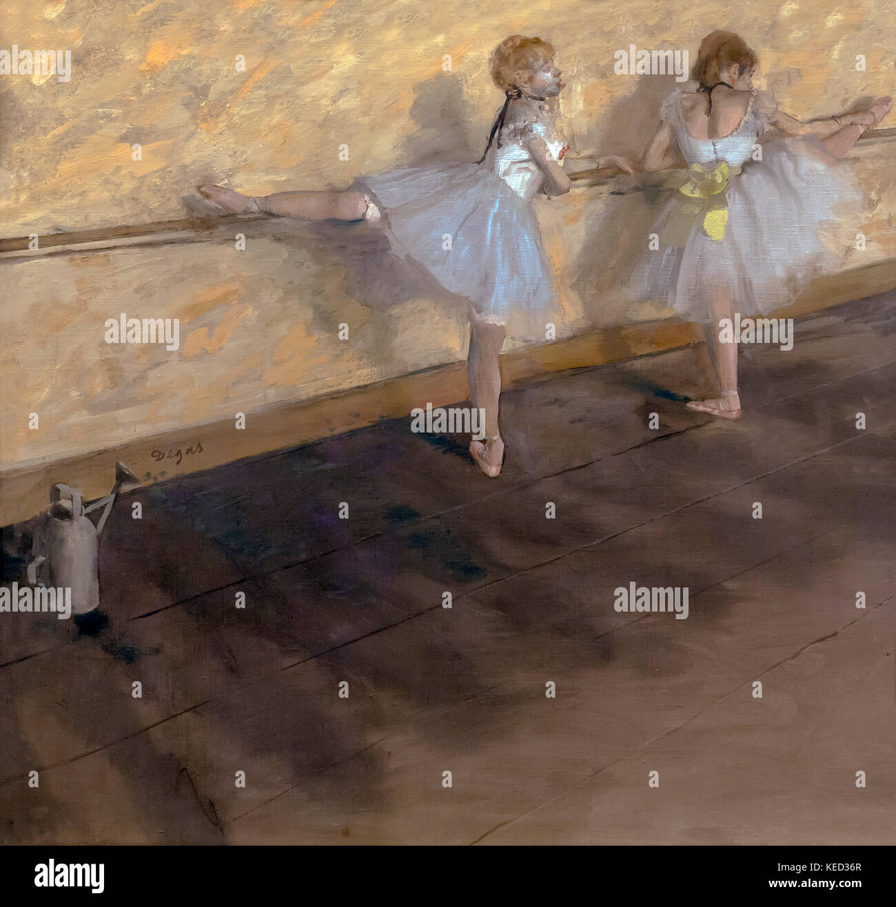Tänzer üben an der Barre, Edgar Degas, 1877, Metropolitan Museum of Art ...