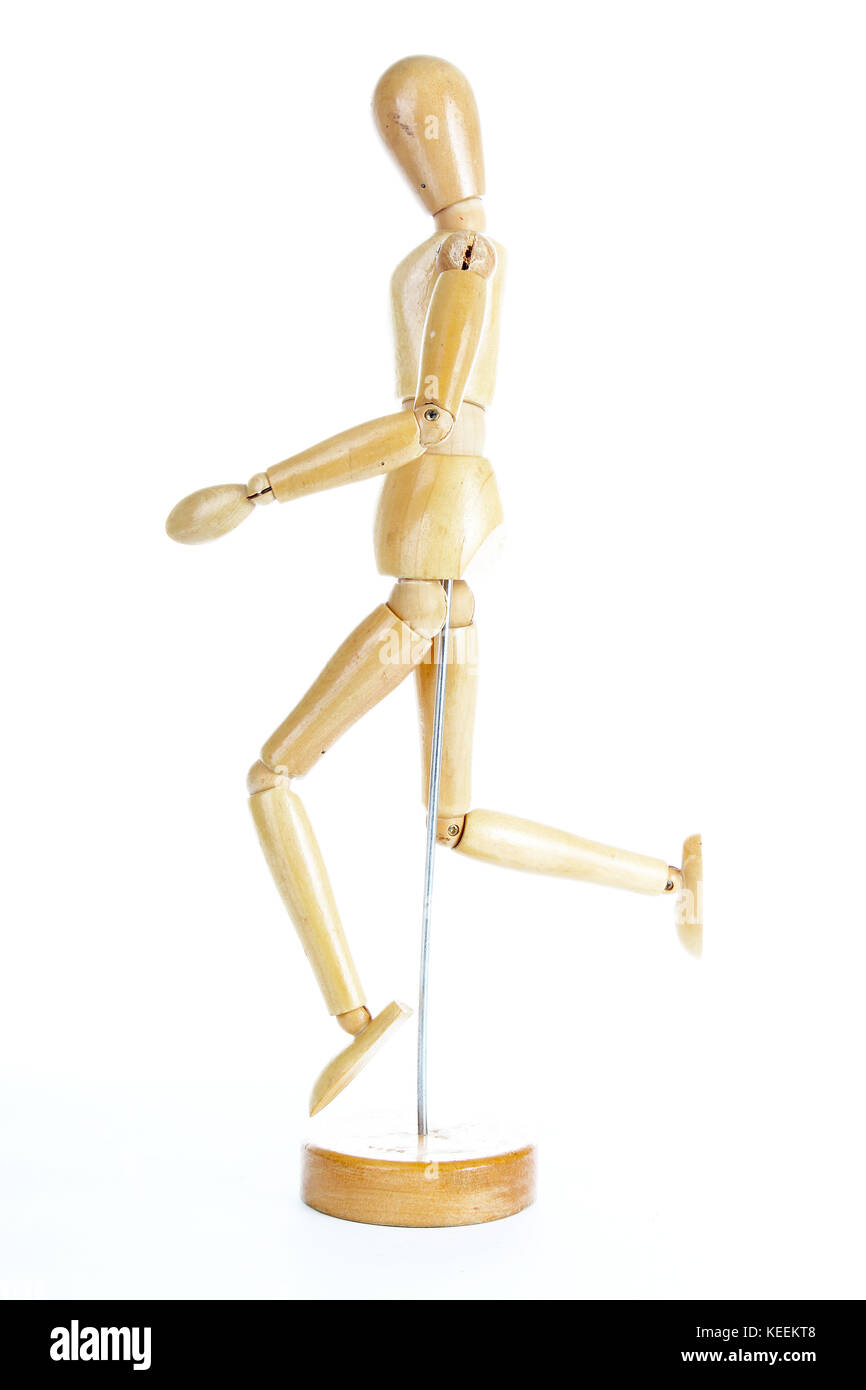 Holz- Zeichnen Figur Modell Zeichenwerkzeug Statue Stockfotografie - Alamy