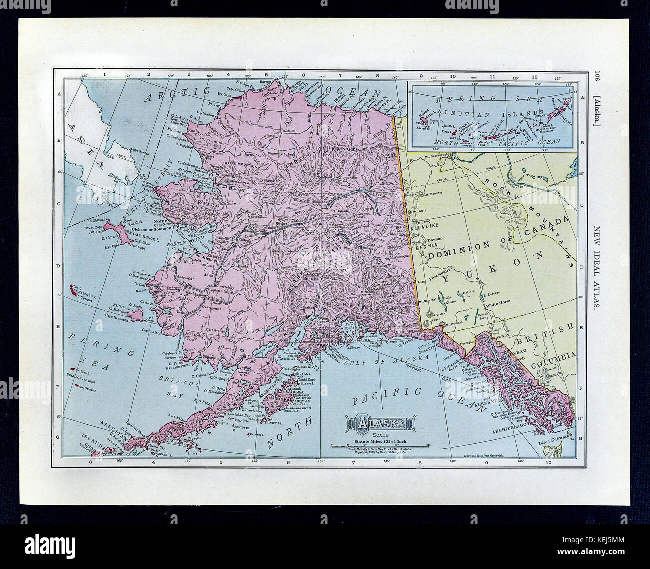 Old Map Of Sitka Alaska Flat Top Mountain (Sitka City And Borough,