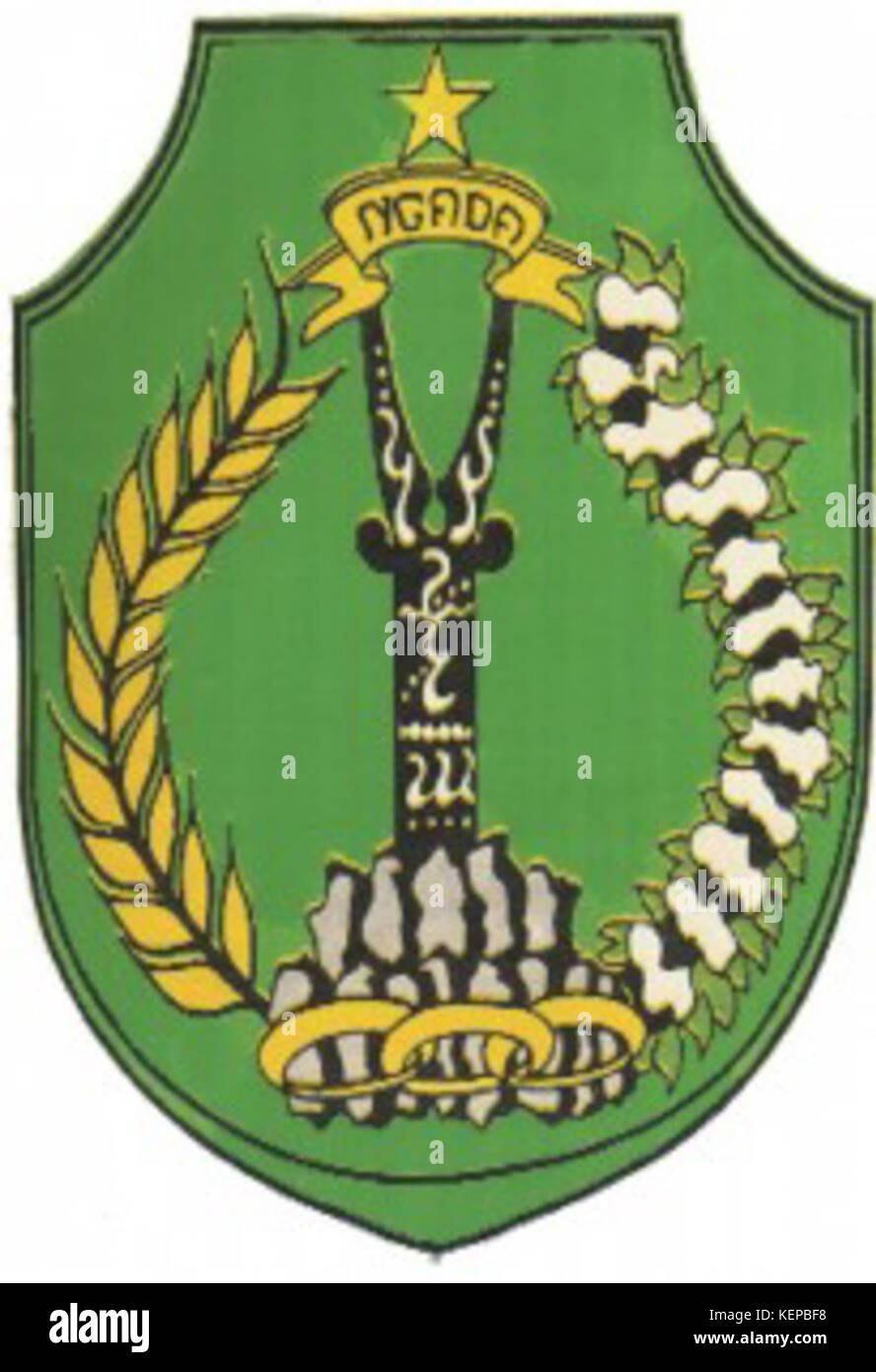Lambang Kabupaten Ngada Stockfotografie - Alamy