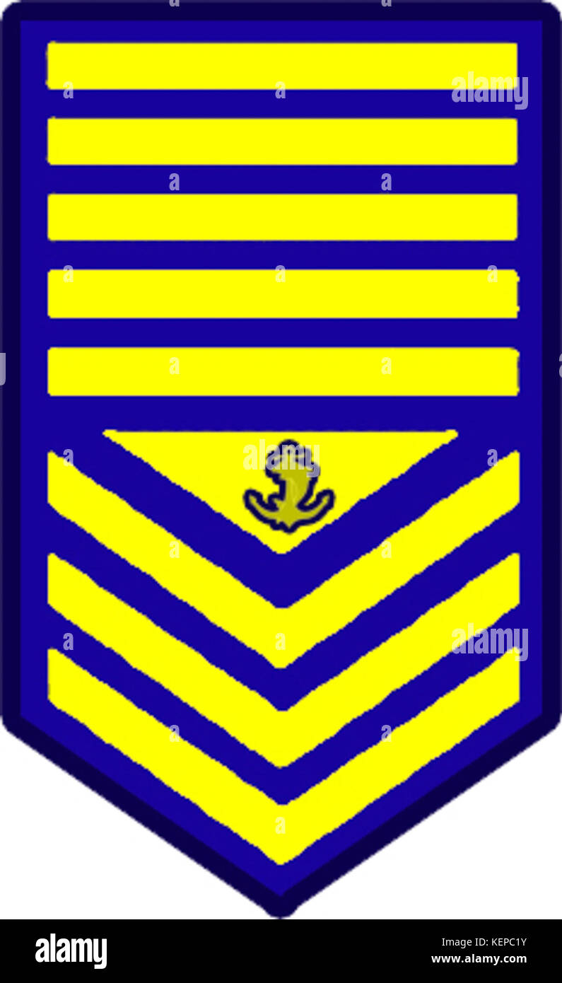 Philippine Coast Guard Master Chief Petty Officer Rangabzeichen ...