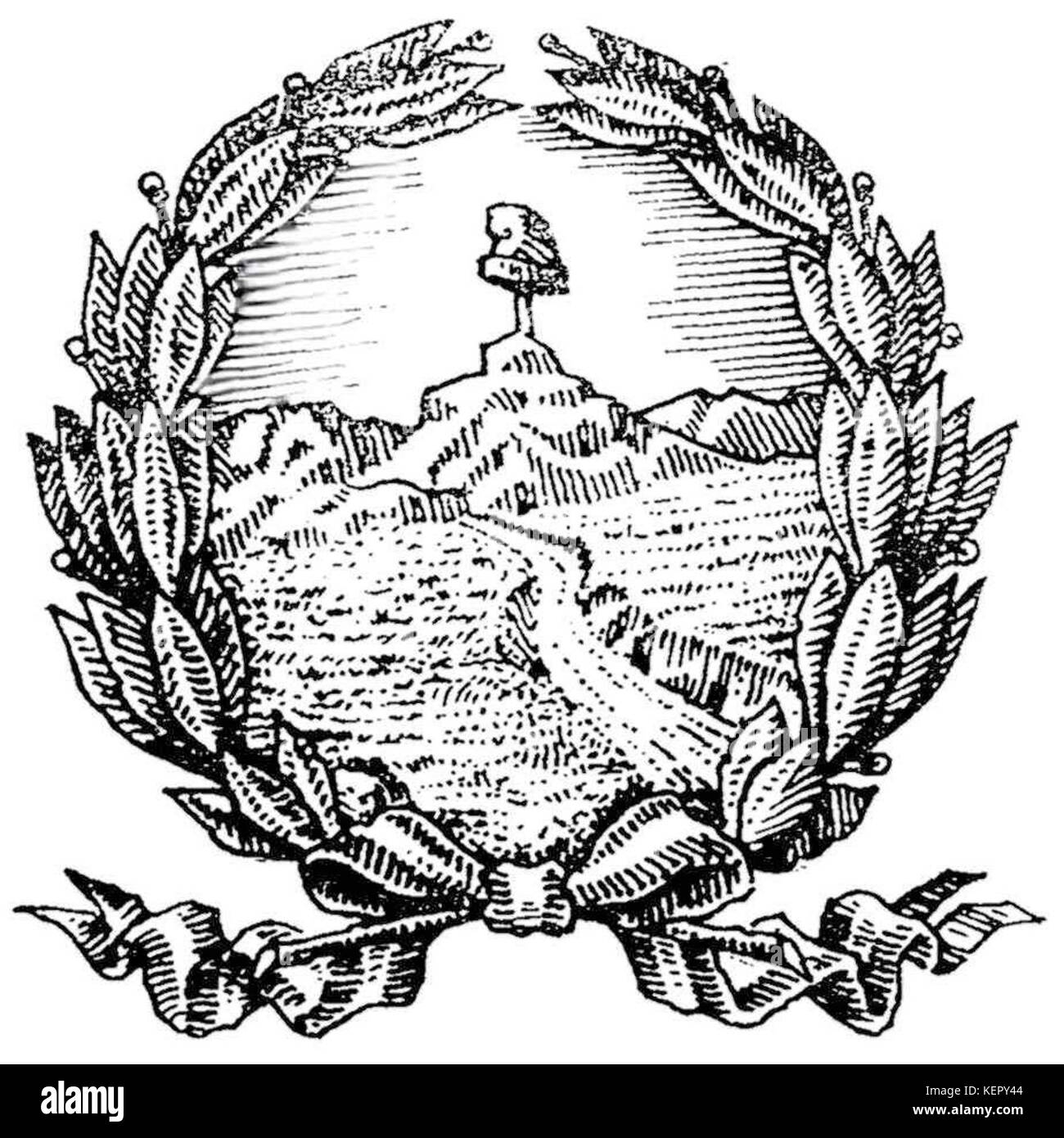 Escudo coat of arms Schwarzweiß-Stockfotos und -bilder - Alamy