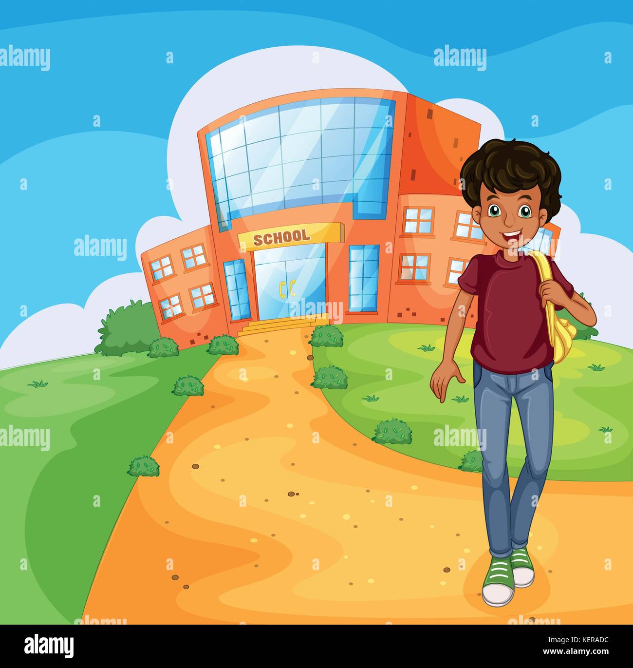 Nach hause gehen zeichnung -Fotos und -Bildmaterial in hoher Auflösung – Alamy