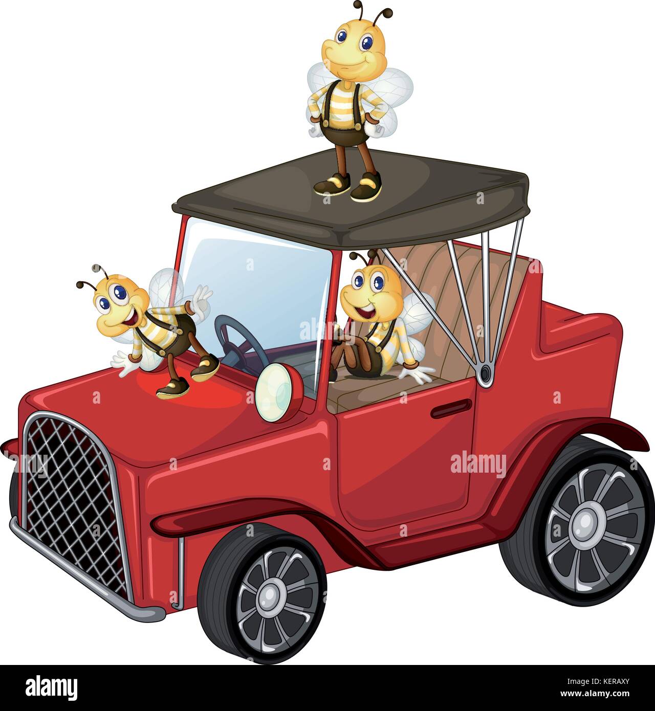 Auto karikaturen Ausgeschnittene Stockfotos und -bilder - Alamy