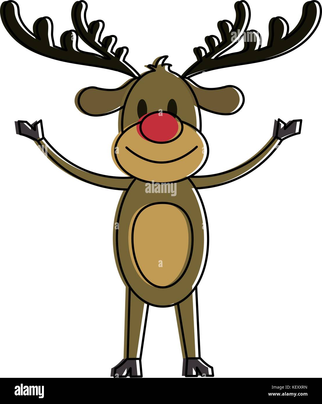 Rentier Rudolph Stockfotos und -bilder Kaufen - Alamy